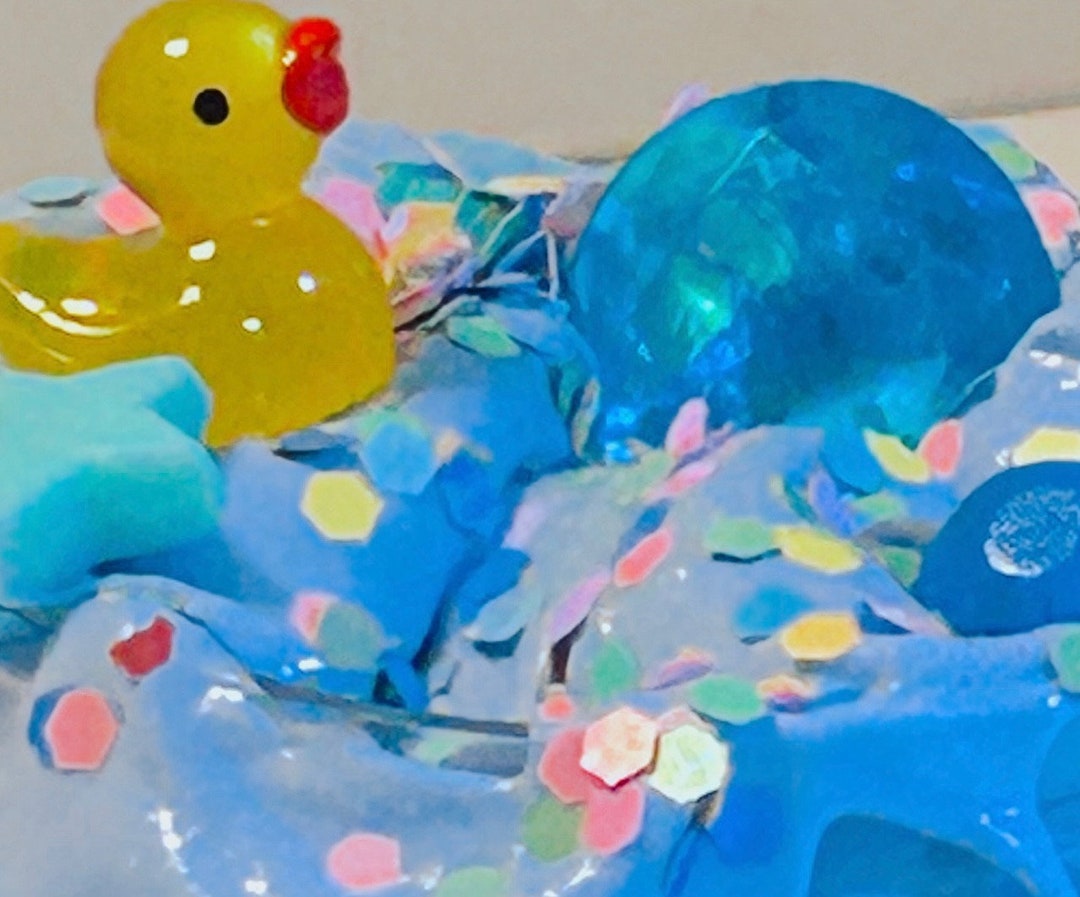 Blue Bubble Bath Slime - Etsy