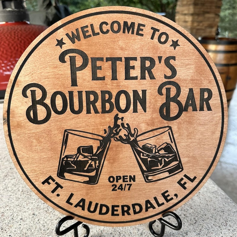 Wooden Bar Sign - Etsy