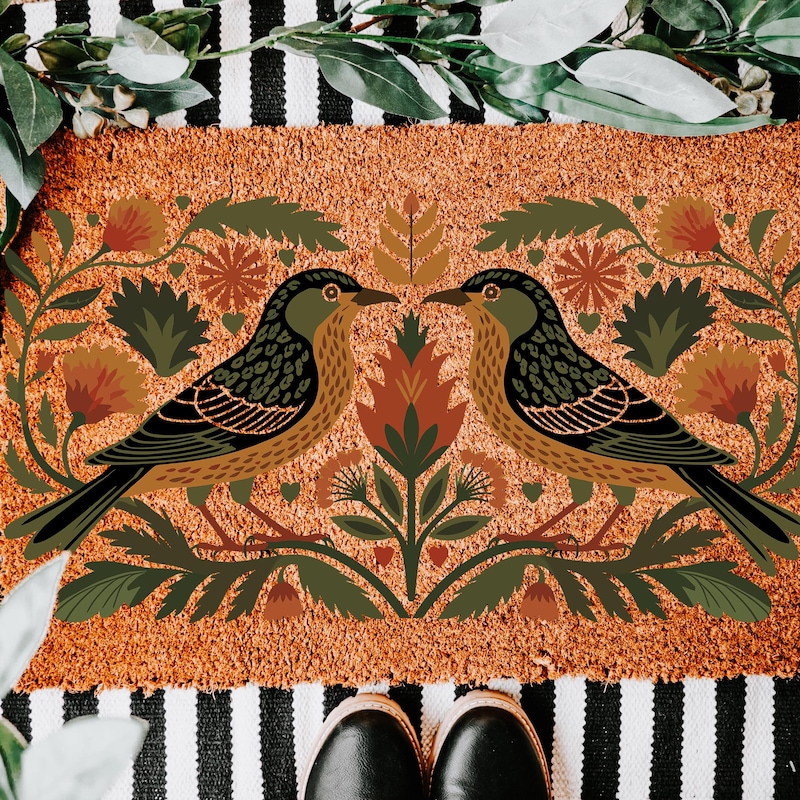 Boho Door Mat - Etsy