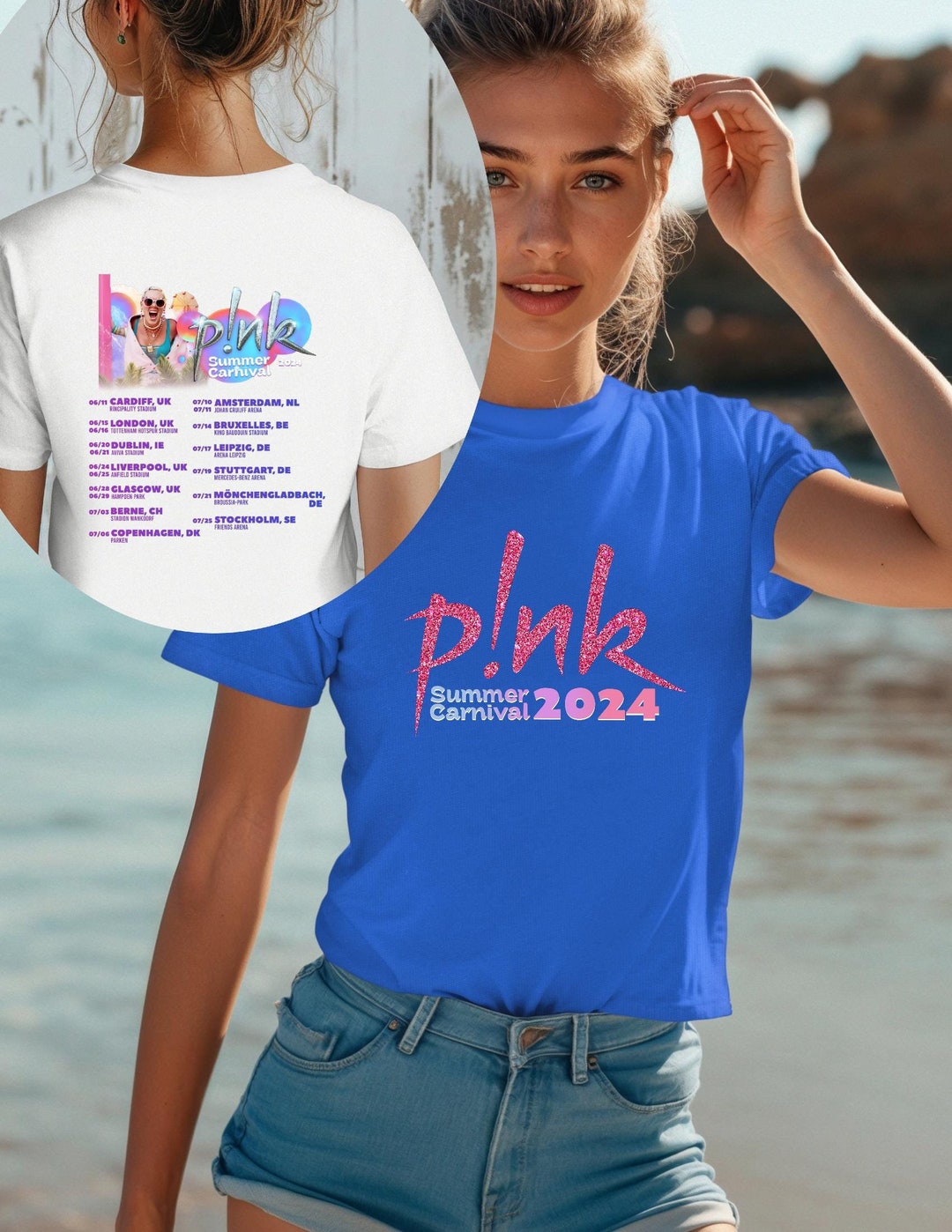 Pnk Pink Singer 2024 Tour Summer Carnival Shirts, Pink Fan Lovers T ...