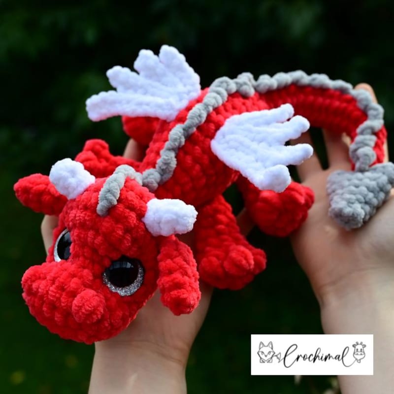 Plushie Little Dragons - Etsy