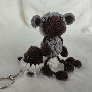 Little Sheep Key Chain Crochet Pattern English;german; Pdf Download ...