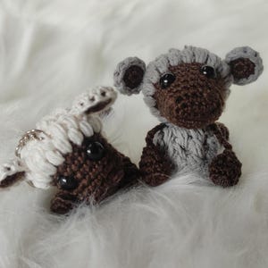 Little Sheep Key Chain Crochet Pattern English;german; Pdf Download ...