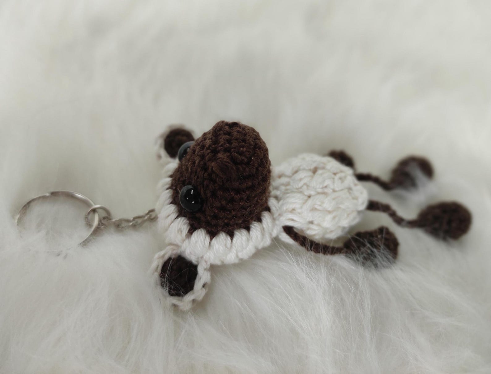 Little Sheep Key Chain Crochet Pattern English;german; Pdf Download ...