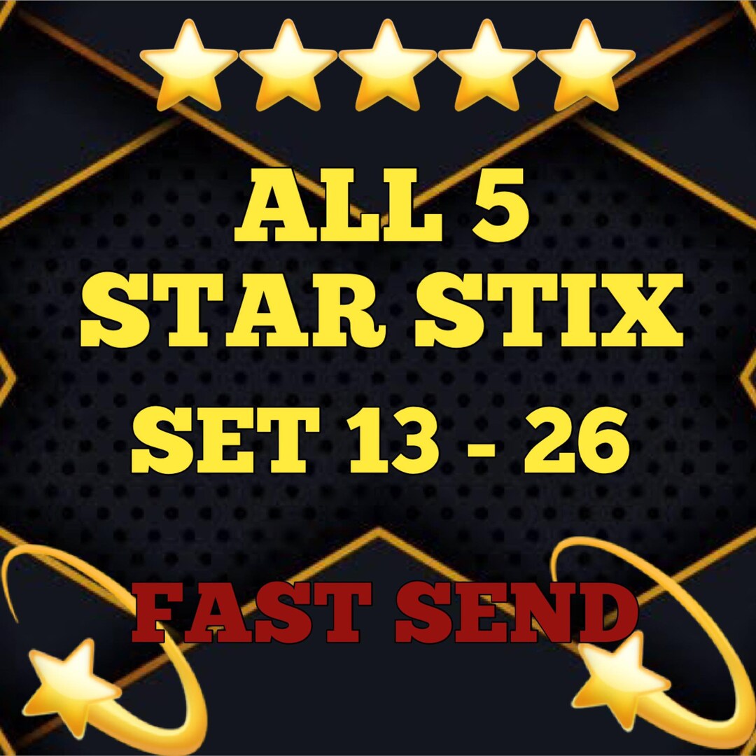 MOGO All 5 STAR STIX One Order per Piece - Etsy