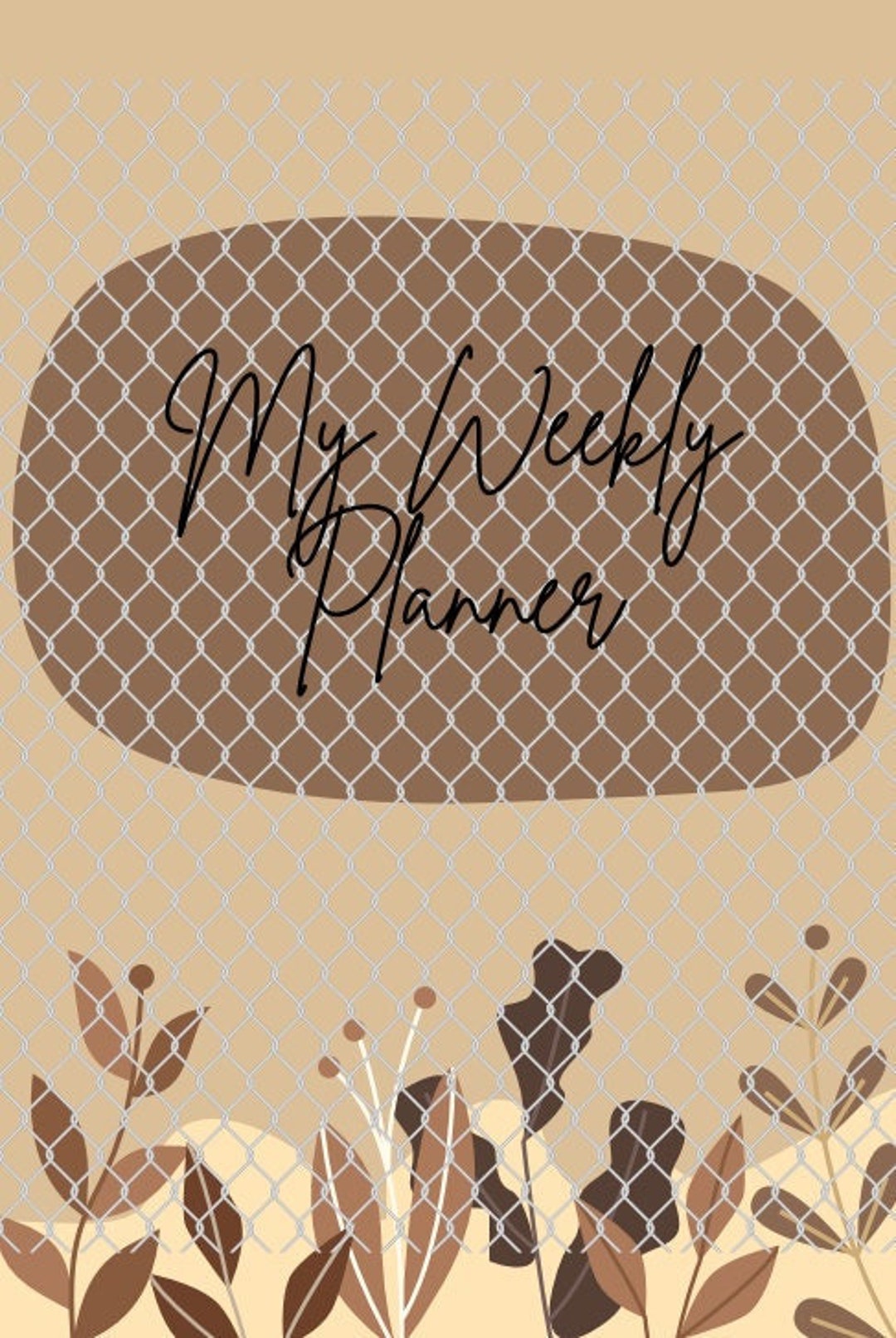 Boho Weekly Planner Digital Download, Available Now - Etsy