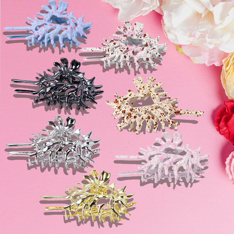 Sea Shell Hair Clips - Etsy