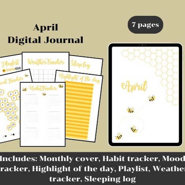 Digital Bullett Journal - Etsy
