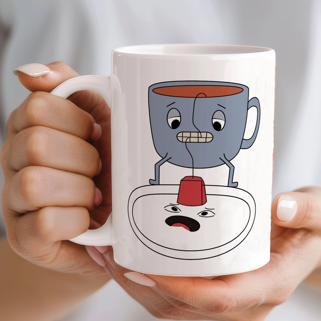Tea Baggin Coffee Mug, Funny Tea Gift, Tea Cup Mug for Her, Coworker ...