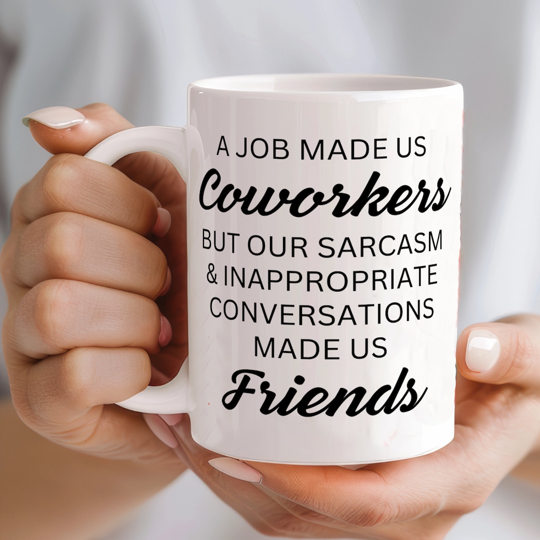 Work Bestie Mug, Farewell Coffee Mug, Lovely Mug Note, Mug for ...