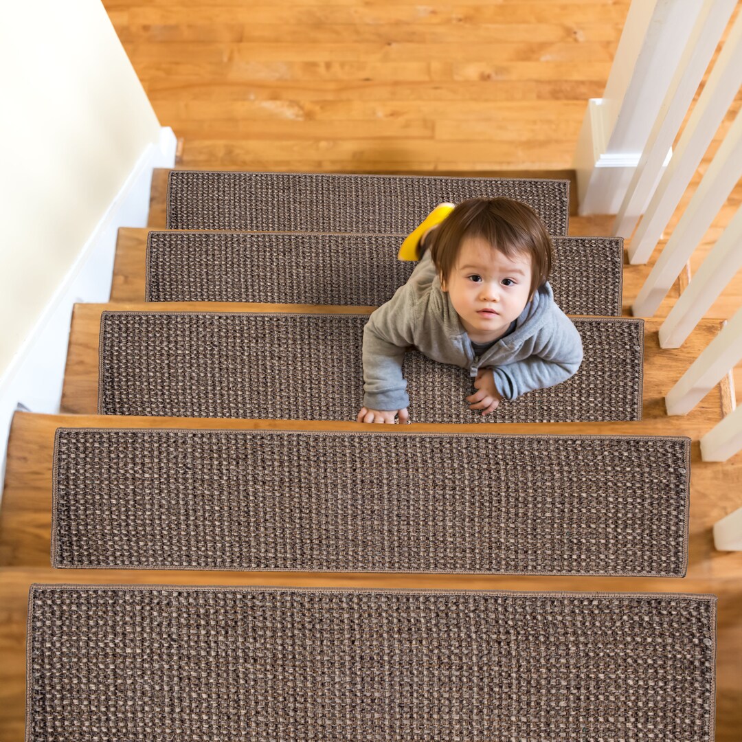 Handmade Jute Stair Treads: Non-slip Stair Runner Rug (20x70 Cm) - Etsy