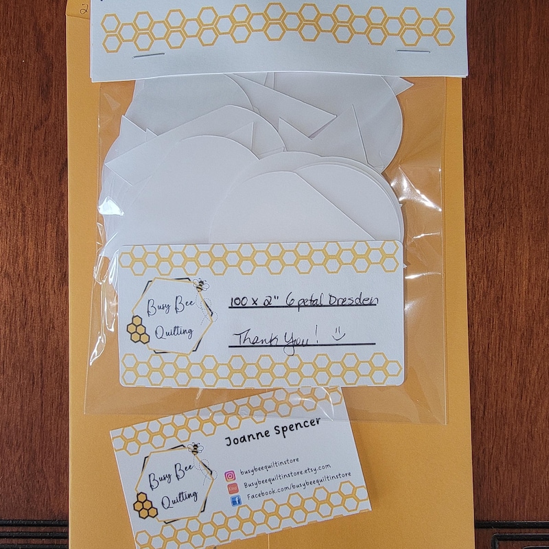 Dresden Paper Pieces - Etsy