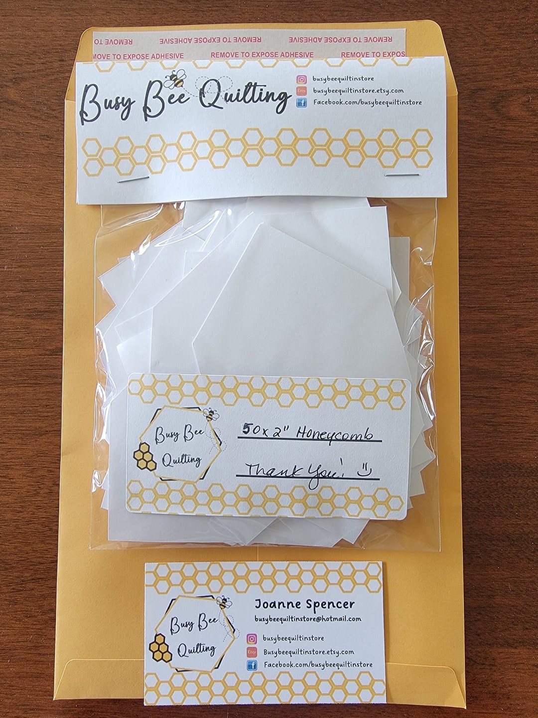 Pre-cut Honeycomb Variation #1 Paper Pieces - English Paper Piecing ...
