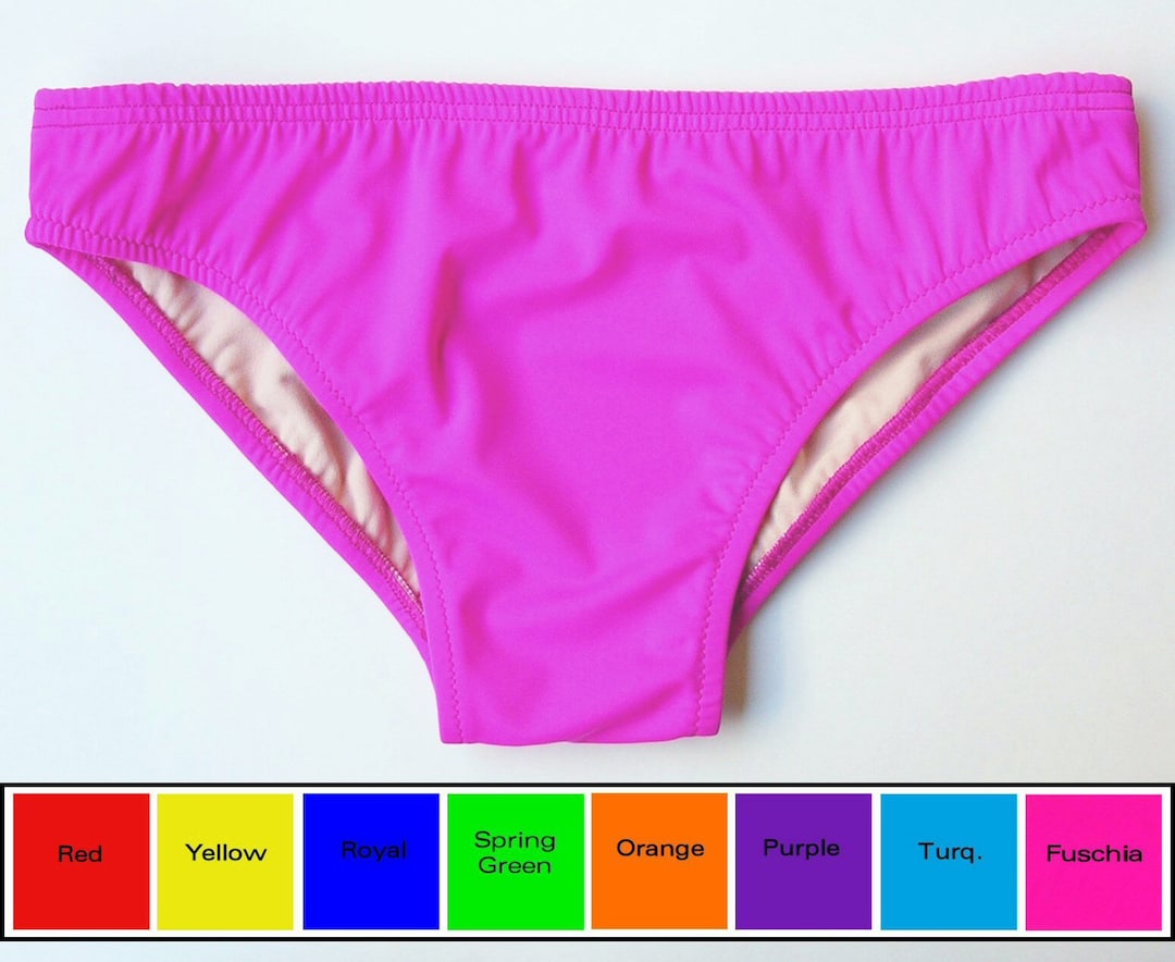 Mens Low Rise Brief Swimsuit in Red, Yellow, Blue, Green, Orange ...
