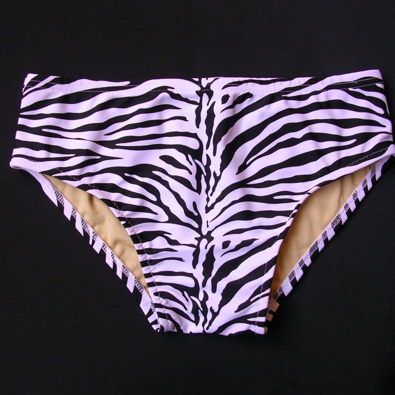 Zebra Bathing Suit - Etsy