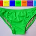 Mens Low Rise Brief Swimsuit in Red, Yellow, Blue, Green, Orange ...