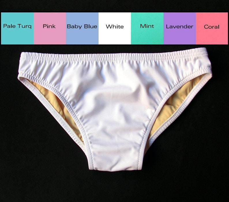 Mens Low Rise Swim Brief Swimsuit In Pale Turquoise Lavender Etsy