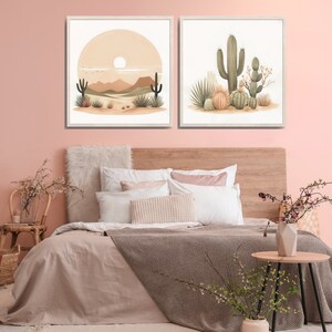 Set of 6 Boho Desert Wall Art Prints, Digital Download, Southwest Decor ...