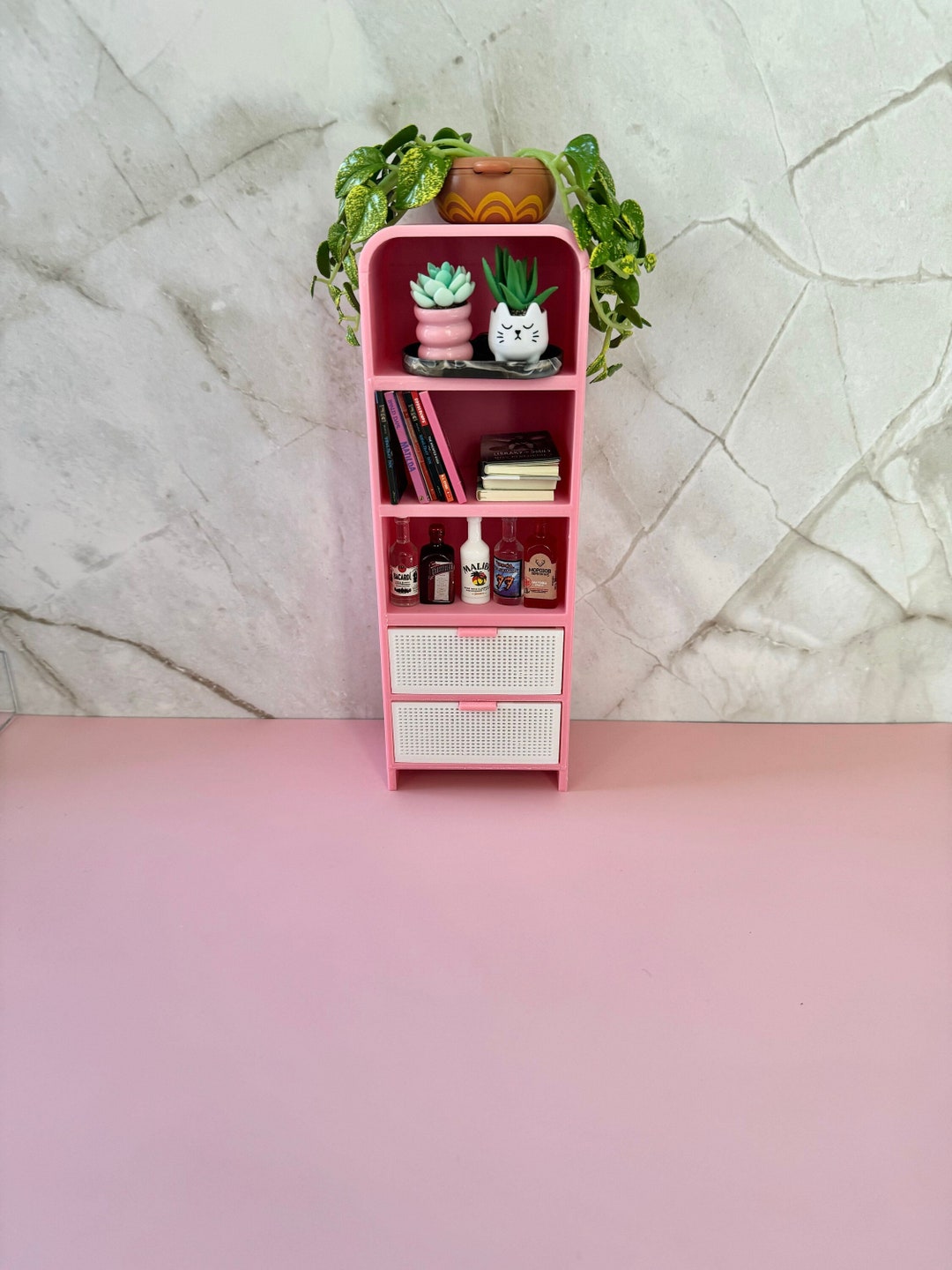 Miniature Bookshelf Compatible With Miniverse Make It Mini and Mini ...