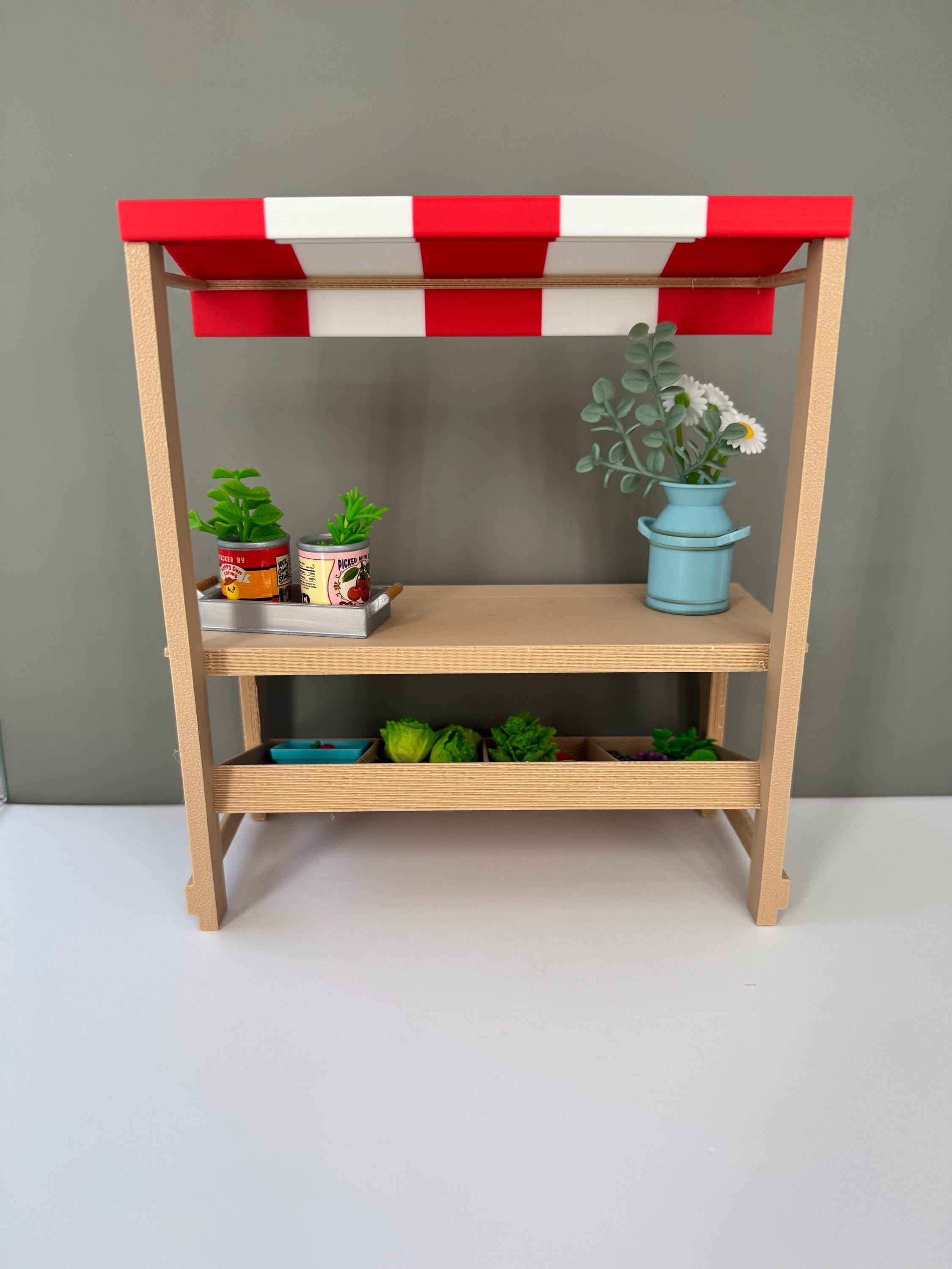 Miniature Farmer's Market Stand | 1:6 Scale - Etsy
