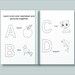 13 Pages Alphabet Colouring Book Printable for Kids Alphabet Coloring ...