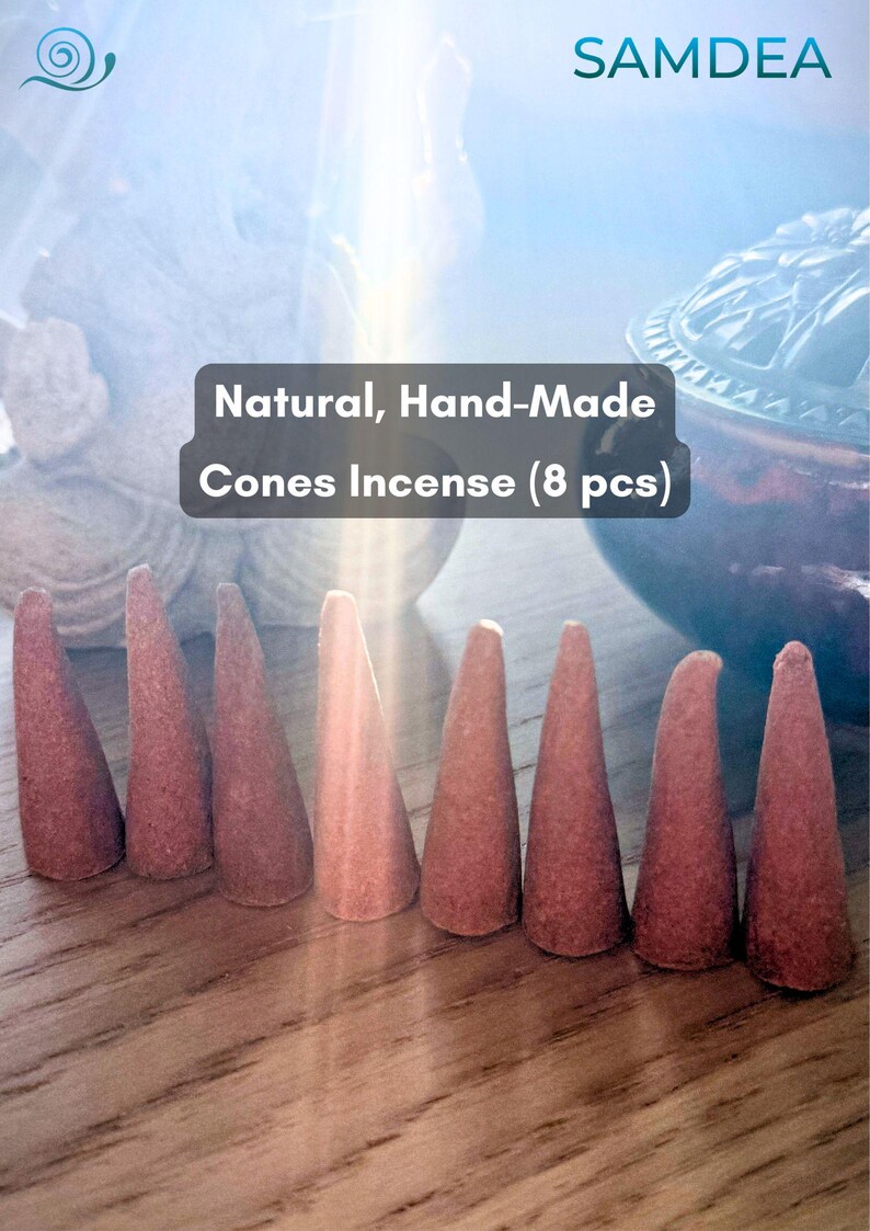 Indian Incense Cones (8 Pcs) - Assorted Fragrances for Meditation ...