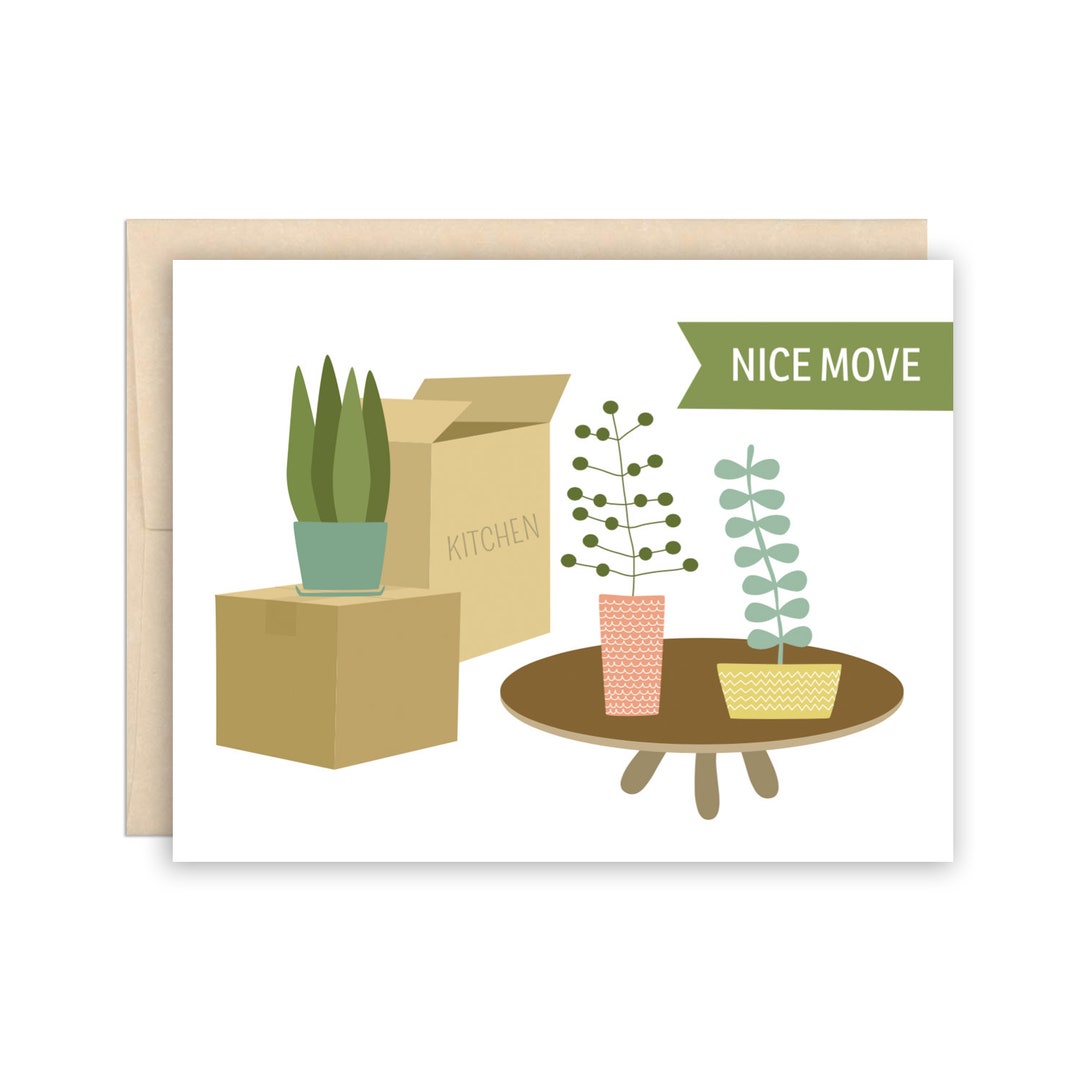 SALE New Home Card, Nice Move Greeting Card, New House, New Condo ...