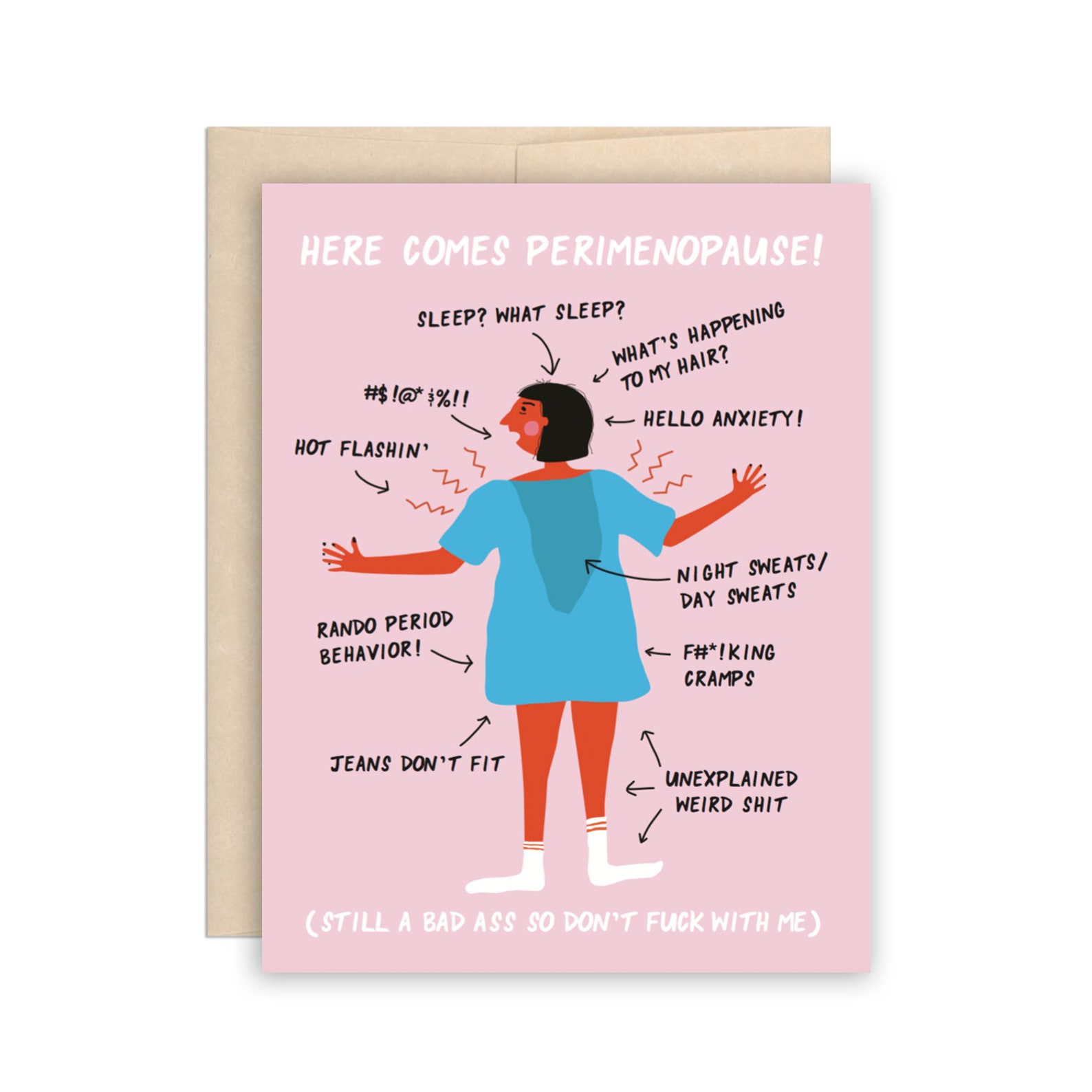 Funny Menopause Perimenopause Greeting Card Friendship Card | Etsy