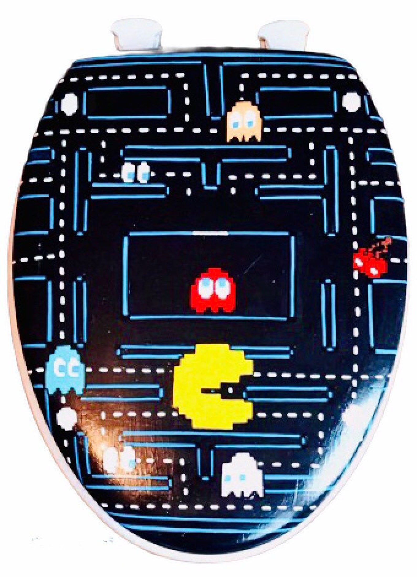 8 Bit Game Toilet Seat Hand Painted Gamer Gift - Etsy