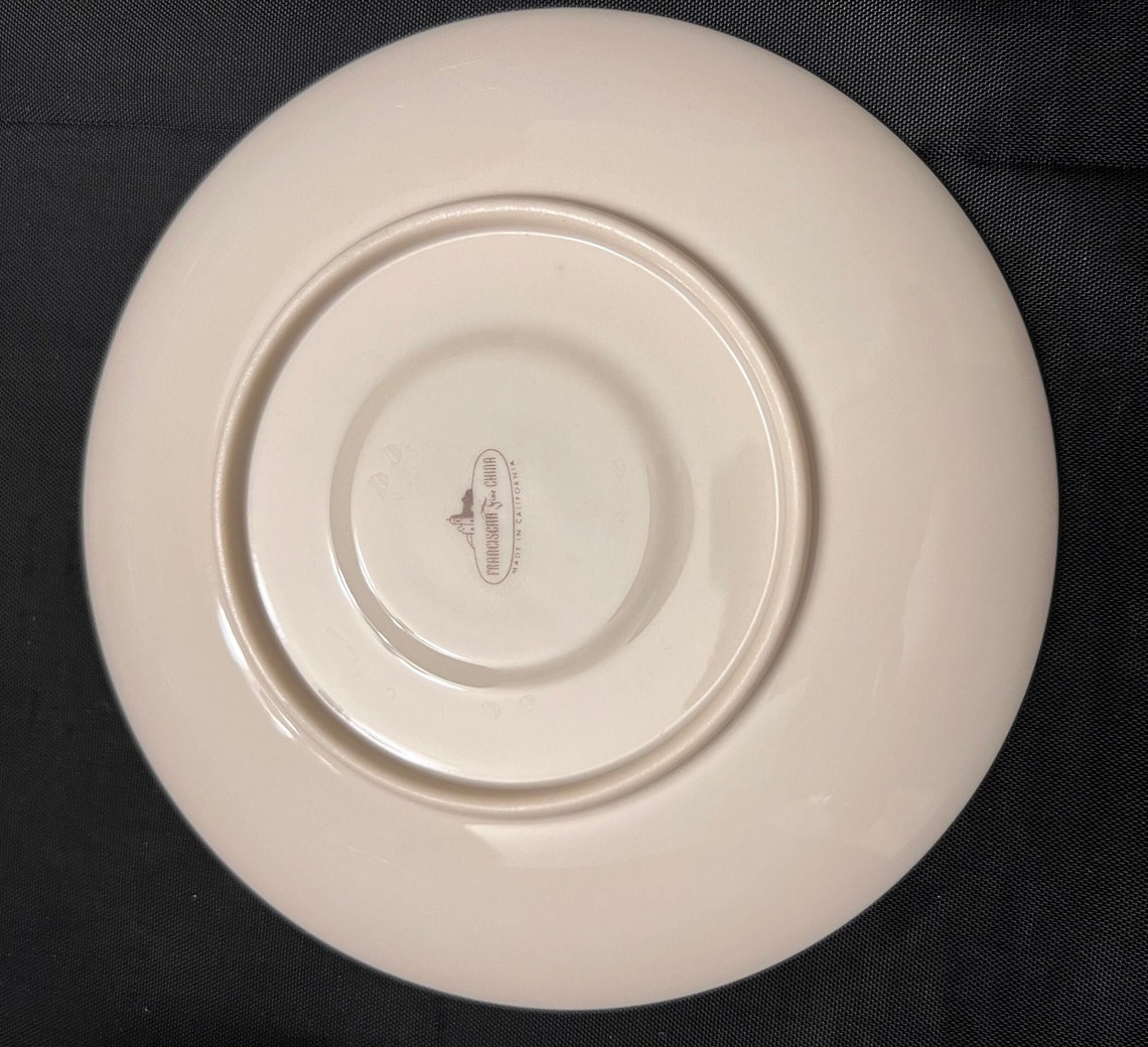 Vintage FRANCISCAN CHINA Encanto Masterpiece spruce Cup & Saucer Set/4 ...