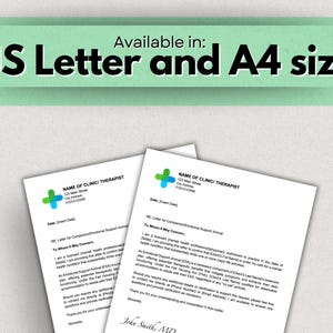 ESA Letter Template: Editable Emotional Support Animal Letter ...