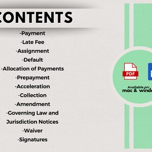 Promissory Note Template for Loans, Promissory Note for Debt Promissory ...