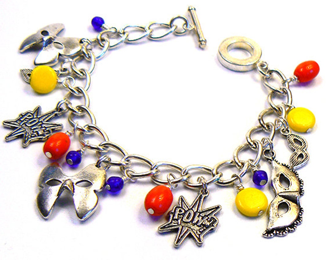 Super Pow Super Hero Charm Bracelet - Etsy