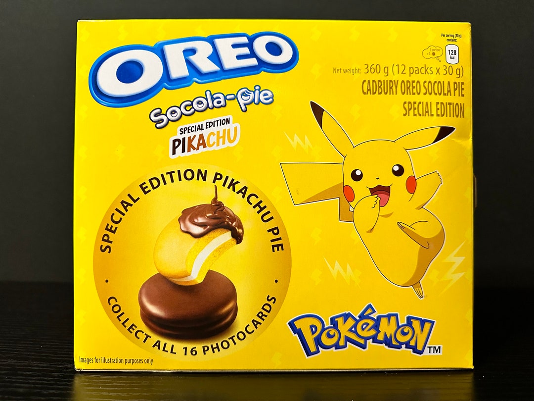 Oreo Pikachu Choco Pie Box 12 Packs X 30g - Etsy