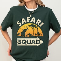 Safari Squad Shirt, Safari Trip Shirt, Wild Animal Lover Shirt, African ...