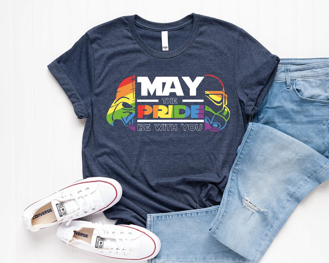 May the Pride Be With You Shirt, Disney Pride Month Shirt, Star Wars LGBT Shirt, Darth Vader ...