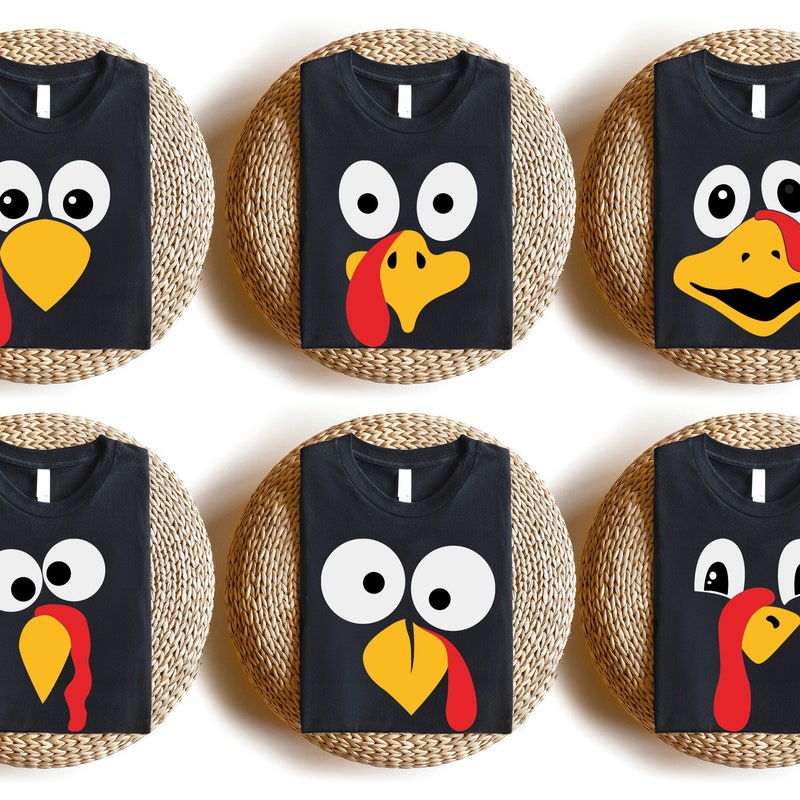 Turkey Face Shirt - Etsy