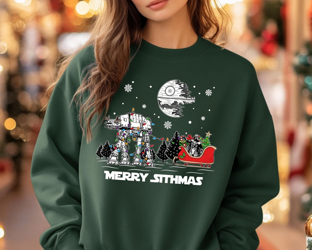 Galaxy Edge Merry Sithmas Shirt, Star Wars Darth Vader Christmas Shirt ...