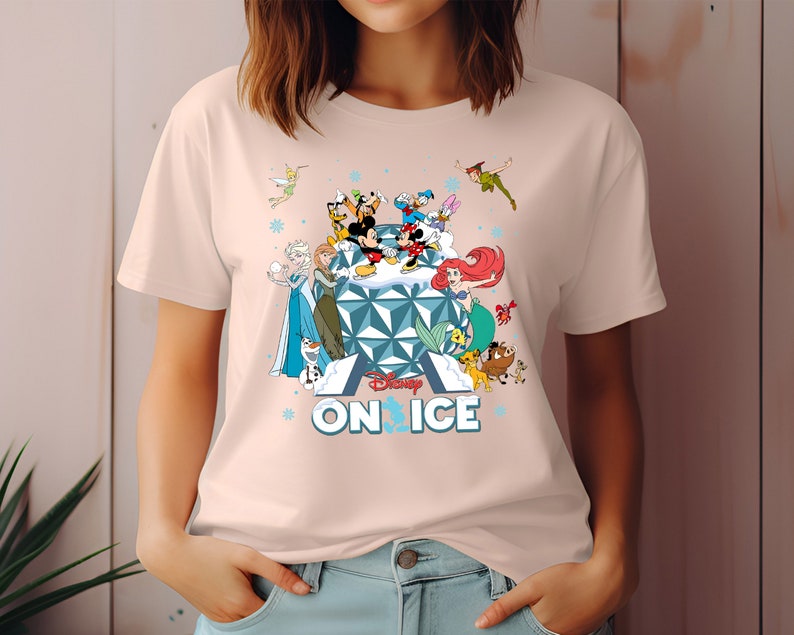 Disney on Ice Shirt, Disney Epcot Shirt, Disney Characters Shirt ...
