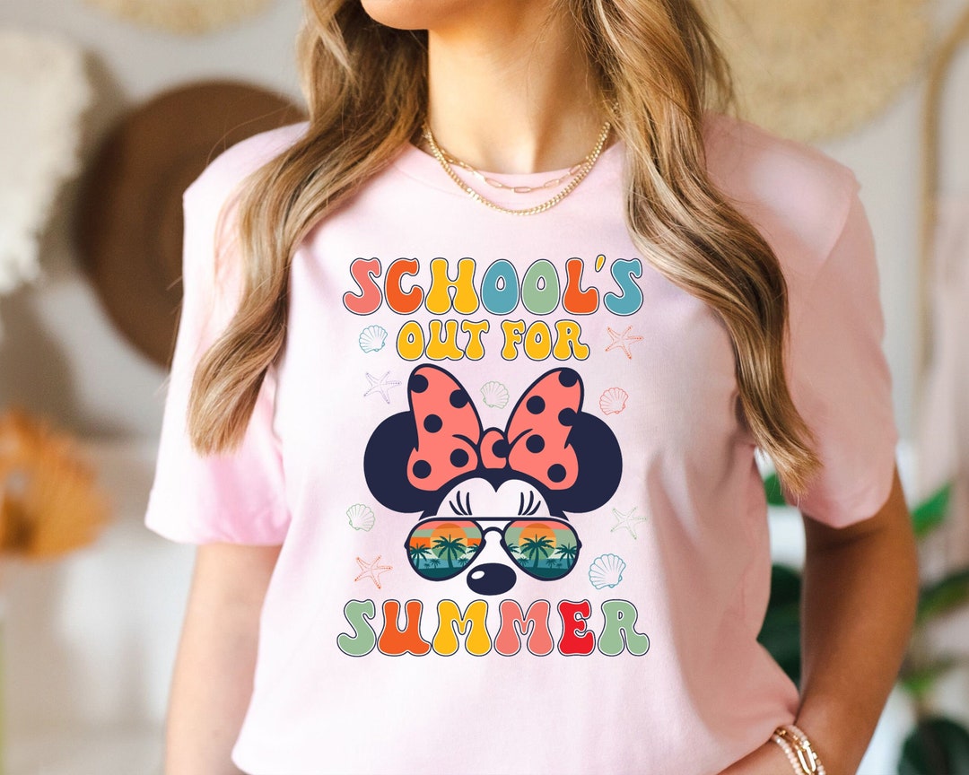 Disney Schools Out for Summer Shirt, Disneyland Minnie Mouse Shirt ...