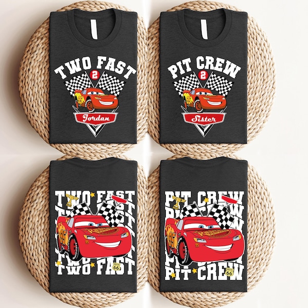 Mcqueen Party Tshirt - Etsy