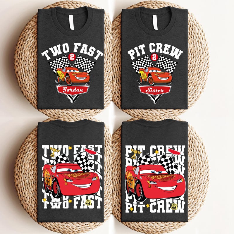 Mcqueen Party Tshirt - Etsy