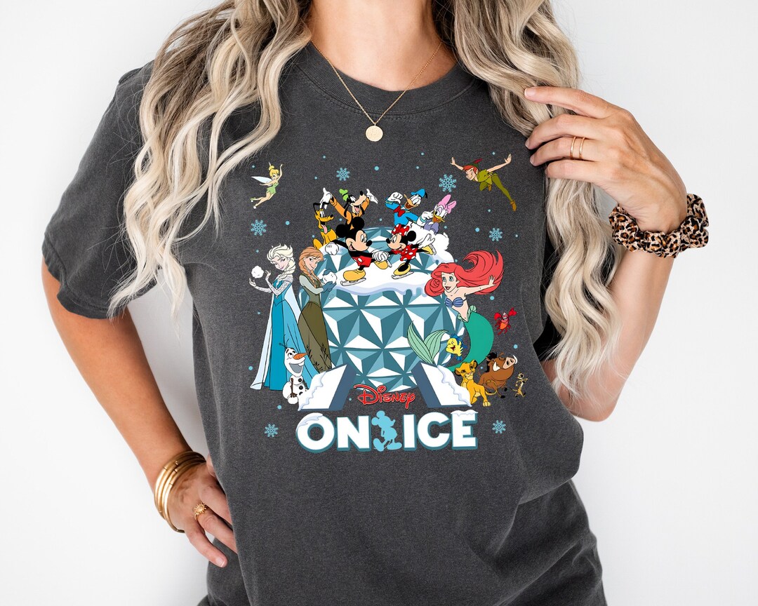 Disney on Ice Shirt, Disney Epcot Shirt, Disney Characters Shirt ...