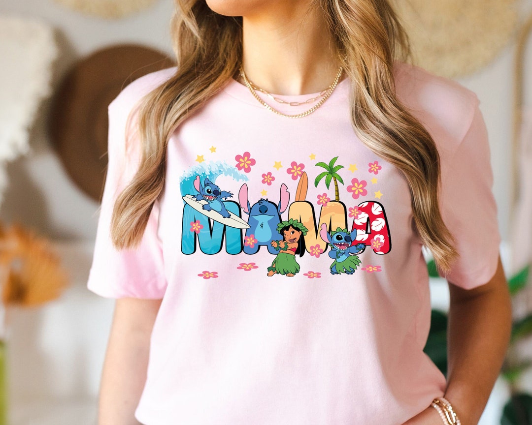 Stitch and Lilo Mama Shirt, Disney Mama Shirt, Disneyland Mom Shirt ...
