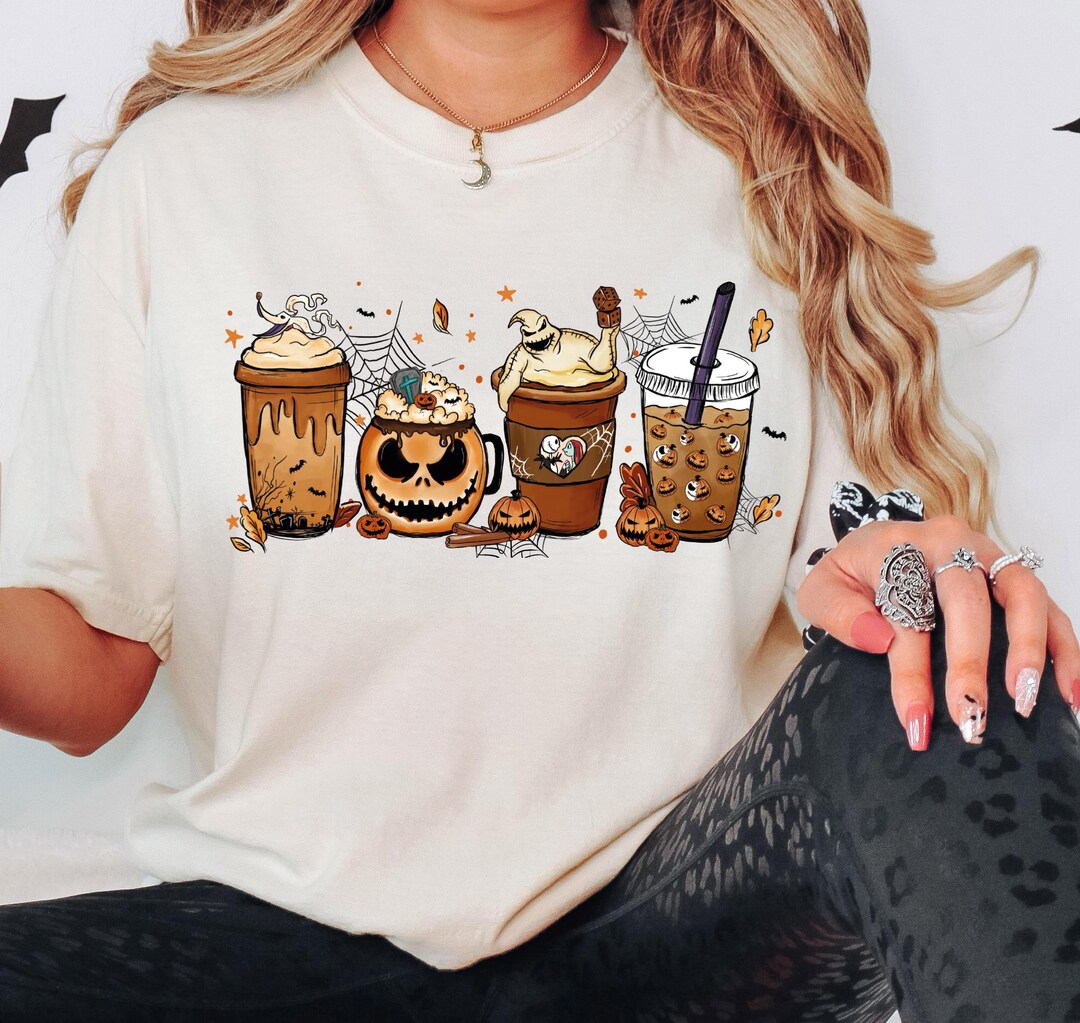 Oogie Boogie Coffee Halloween Shirt, Disney the Nightmare Halloween Tee ...