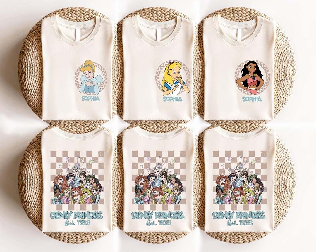 Disney Princesses Sweatshirt, Matching Girls Custom Sweatshirt ...