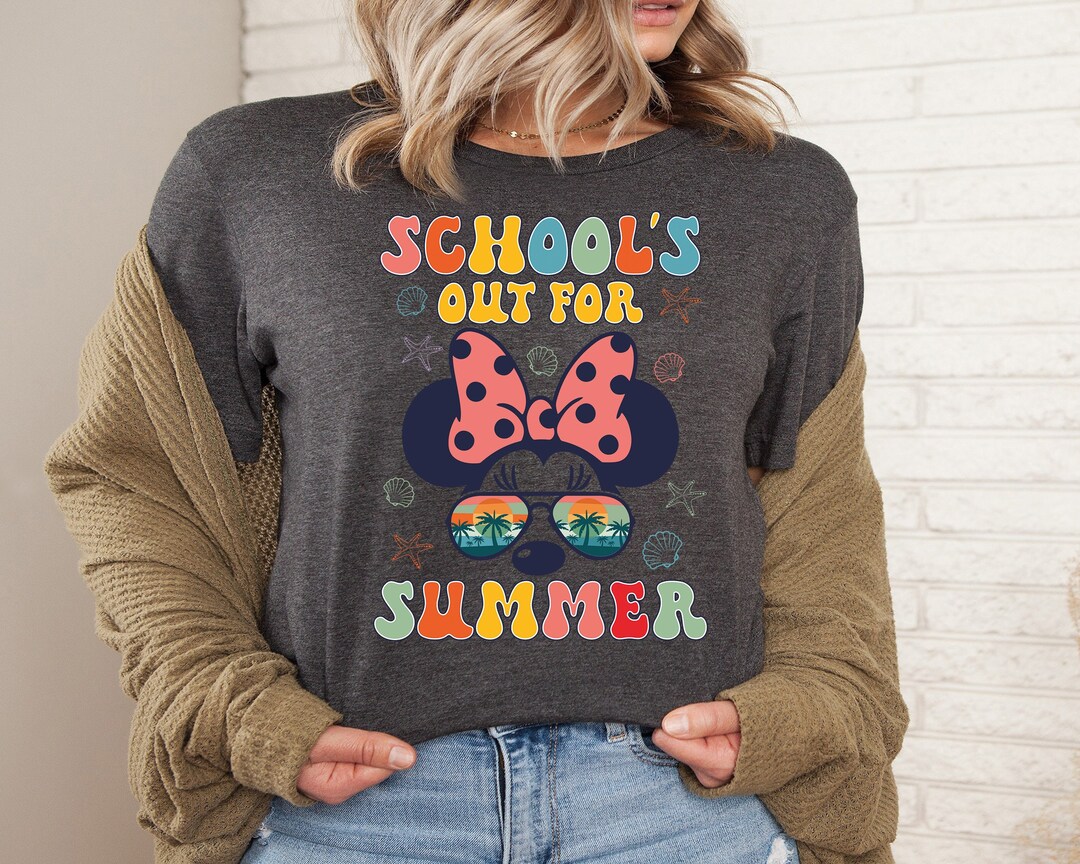 Disney Schools Out for Summer Shirt, Disneyland Minnie Shirt, Summer ...