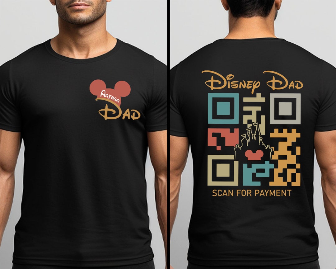 Disney Dad Shirt, Scan for Payment Shirt, Mickey Daddy Shirt ...