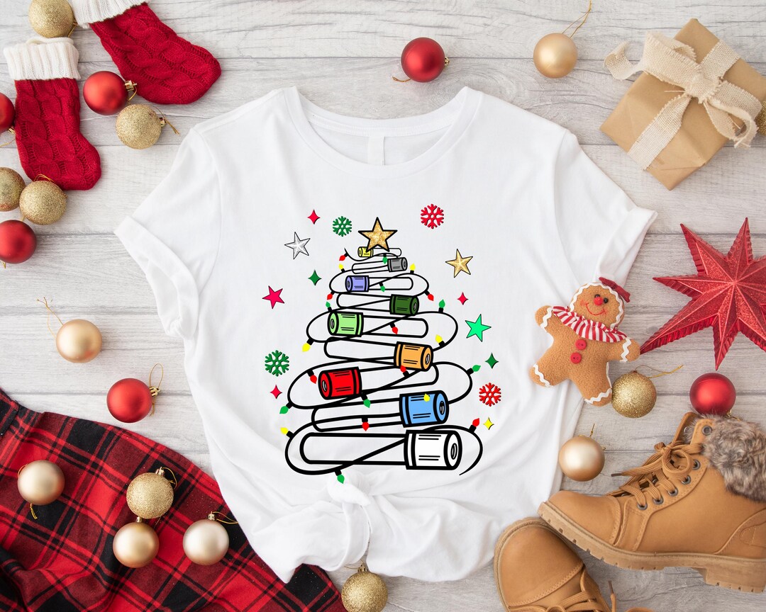 Test Tubes Christmas Shirt, Phlebotomy Christmas Shirt, Lab Scientist ...