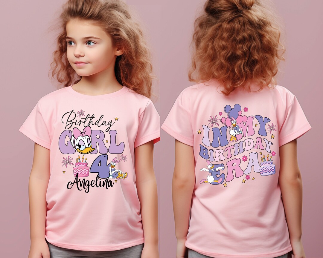 Disney Daisy Birthday Girl Shirt, Custom in My Birthday Era Shirt ...